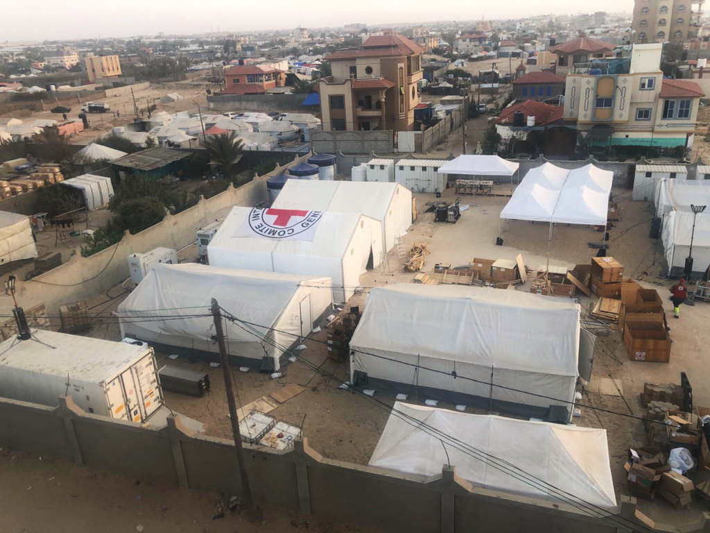 Red Cross opens new 60-bed field hospital in Gaza - ICRC in Iran | ICRC ...